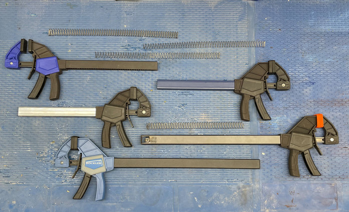 Rockler Spring-Loaded Bar Clamps and Jaw Attachments by Jay Owens at ...