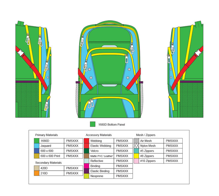 Tech Pack Drawing by John Evans at Coroflot.com
