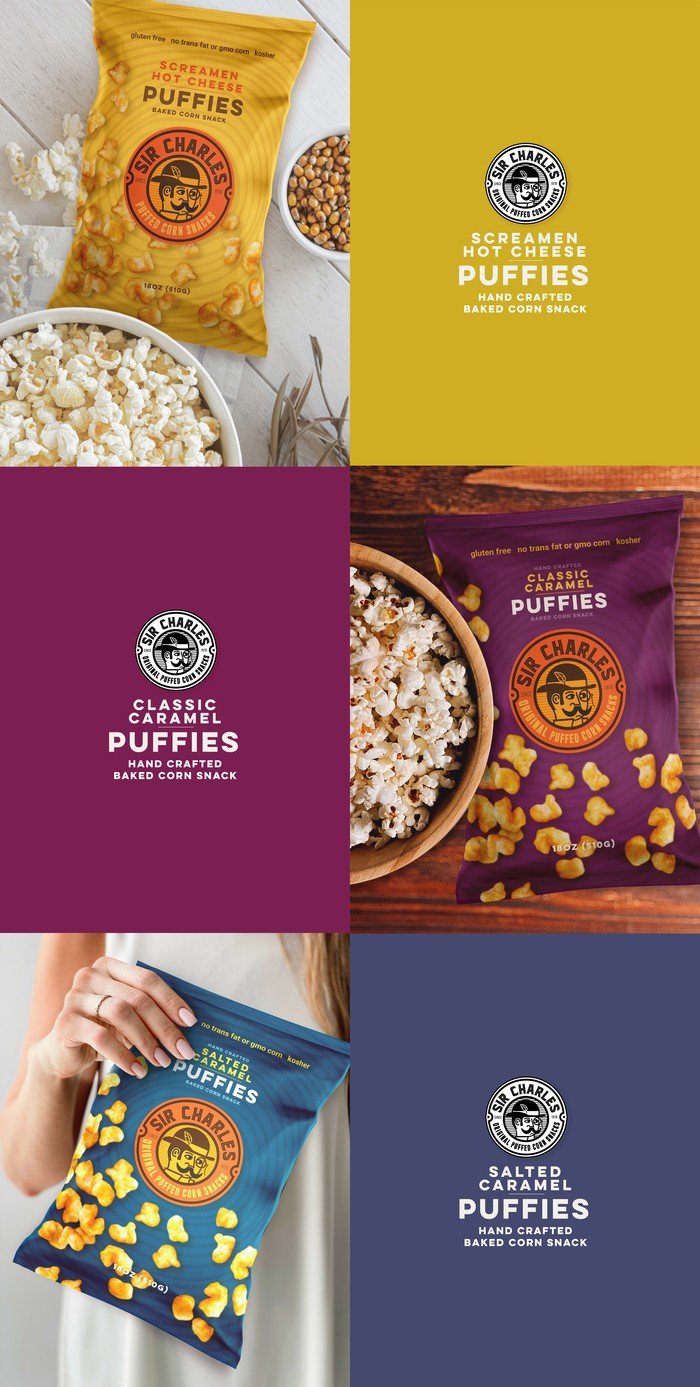 Sir Charles Snack Co. by stephen pannone at Coroflot.com