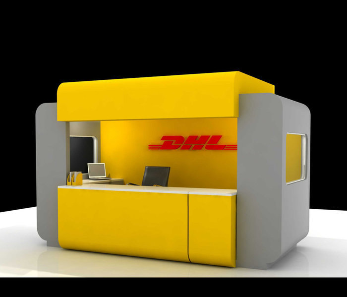 An upload by Jerry Pingul on Coroflot: to the project DHL Kiosk