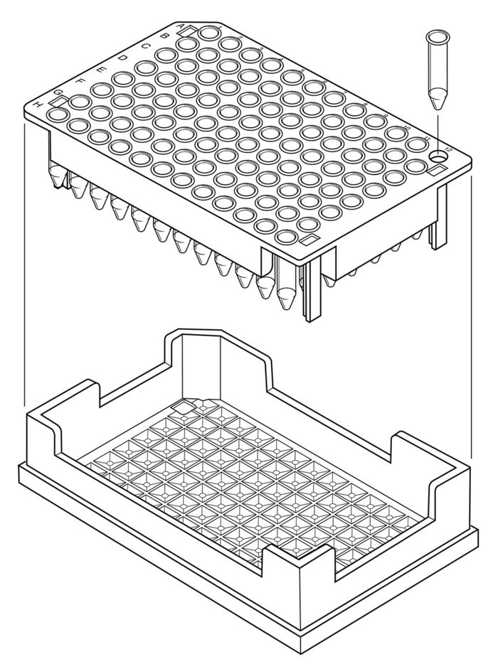 Medical Vile Test Rack Exploded View Patent Drawing by Don Amadio at ...