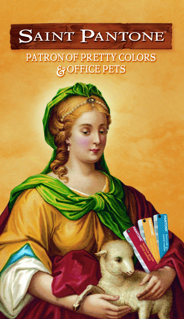 The Patron Saints of Graphic Design by Lynn Garrett at Coroflot.com