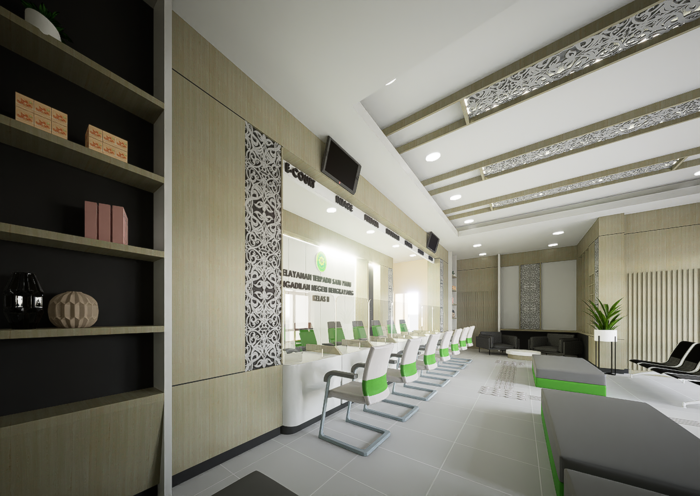 Interior Design PTSP Pengadilan Negeri Bengkayang by Ogi Rinaldi at ...