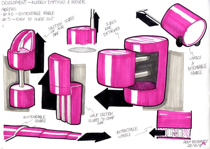Product Design Drawings by Adam Devanney at Coroflot.com