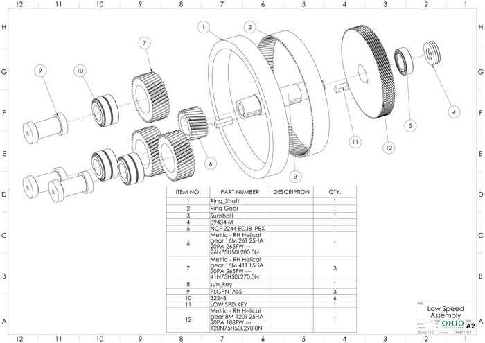 Wind Turbine Gearbox CAD Modeling by Drew Stroud at Coroflot.com