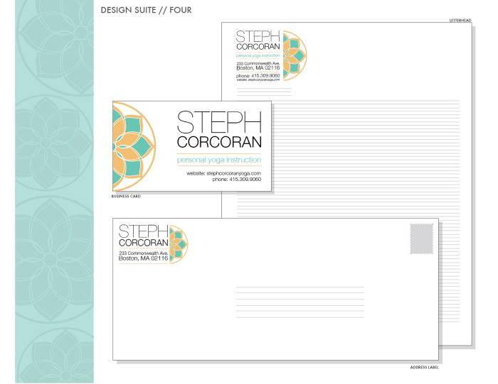 Yoga Branding by Kate Locke-Peck at Coroflot.com