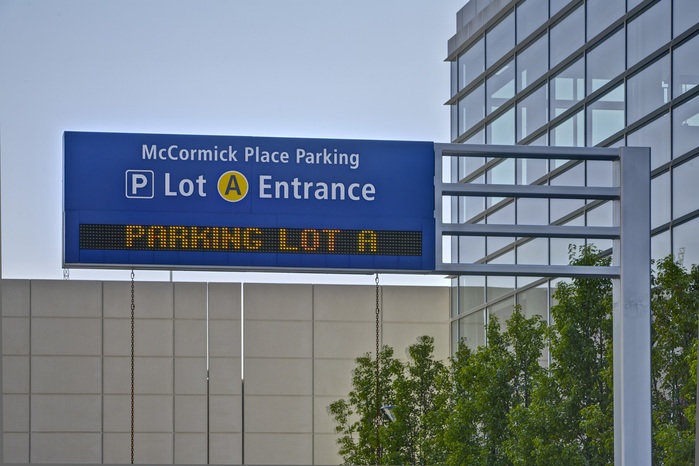 McCormick Place West Building Exterior Wayfinding by Vick Moore at ...