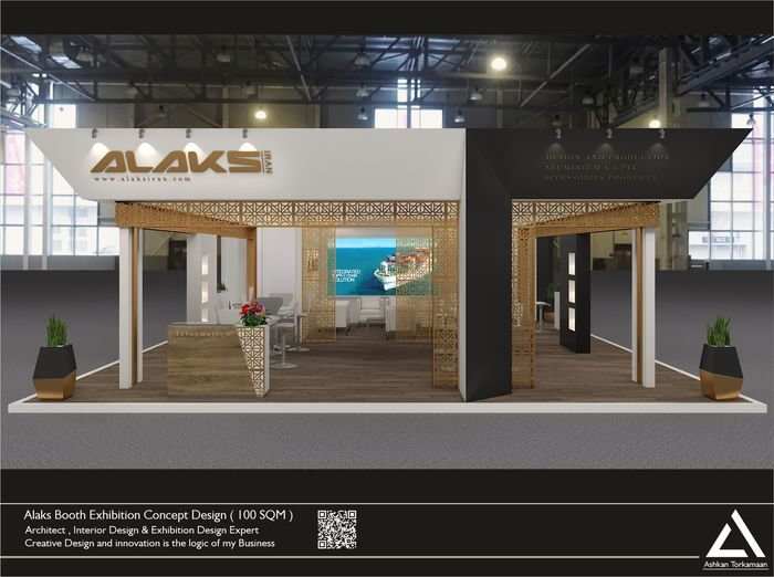 Alaks Booth Concept Design by Ashkan Torkamaan at Coroflot.com