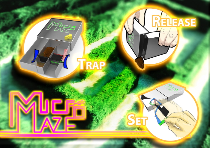 Micro Maze Mousetrap by JR Ryan at Coroflot.com
