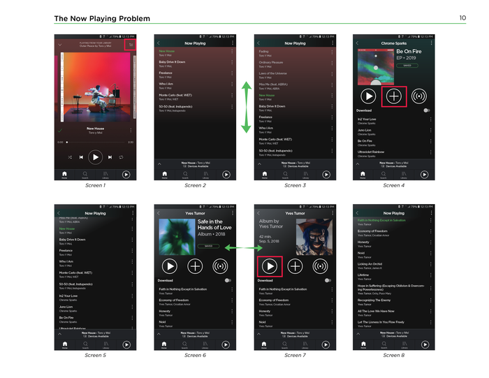 UI & UX Design: Spotify Streamlined by Max Connolly at Coroflot.com