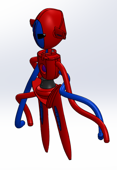 Deoxys Model (Pokemon) by Jennifer Hong at Coroflot.com