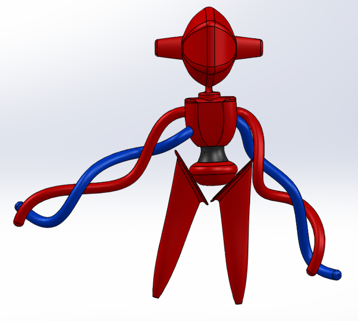 Deoxys Model (Pokemon) by Jennifer Hong at Coroflot.com