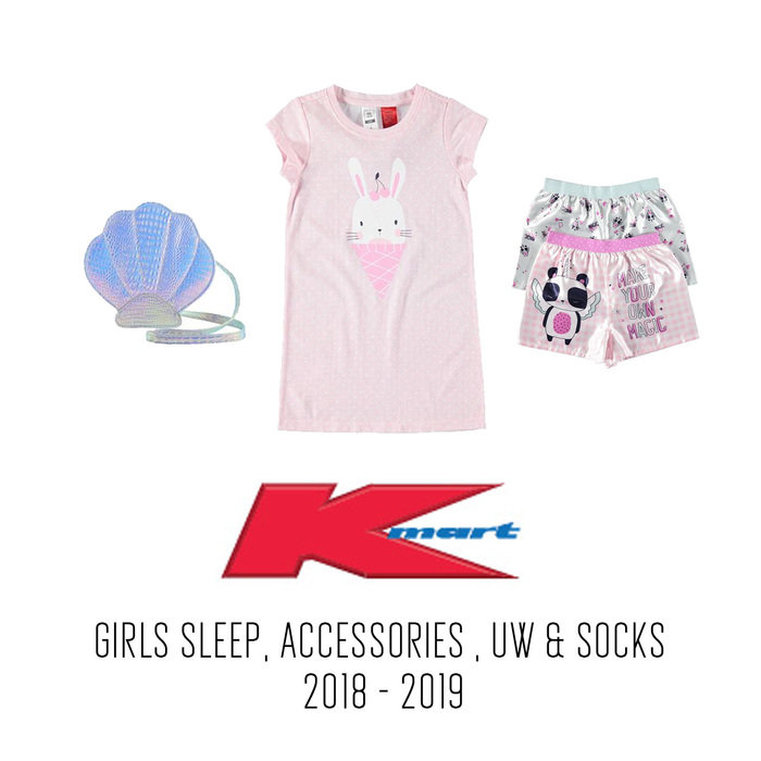 Kmart Girls Sleepwear, Accessories, Underwear & Socks Collections 2018 ...