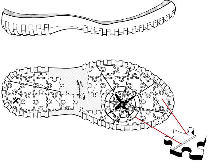OUTSOLE DRAWING by KENNETH LIN at Coroflot.com