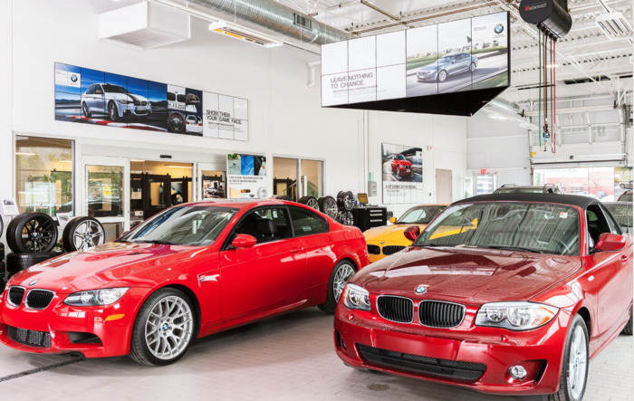 BMW Service Drive promotional signage program by Jameson Klug at ...