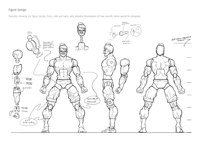 Action Figure Concept by Cole Ranze at Coroflot.com