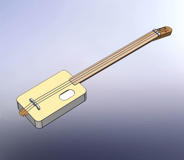 3 String Guitar by Cole Ranze at Coroflot.com