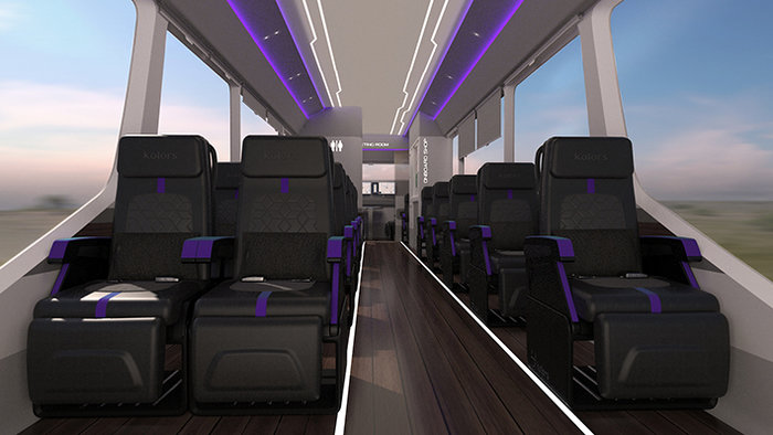 Intercity Bus interiors by Edu Povarchik at Coroflot.com