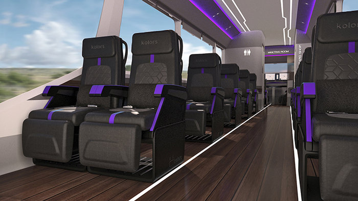 Intercity Bus interiors by Edu Povarchik at Coroflot.com