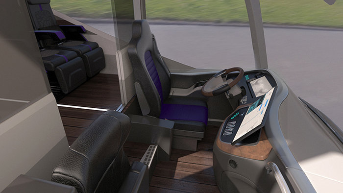 Intercity Bus interiors by Edu Povarchik at Coroflot.com