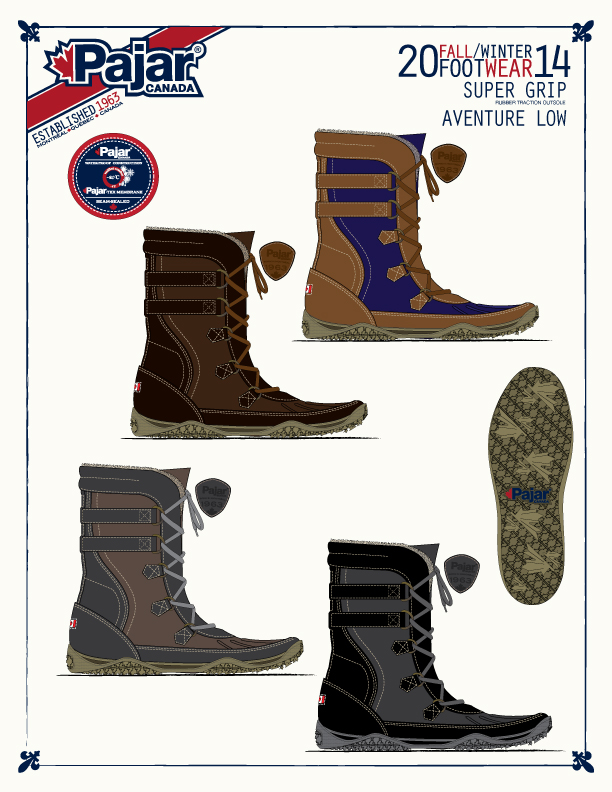 Pajar Canada FW2014 Winter Performance Fashion Footwear by Elie Man at ...