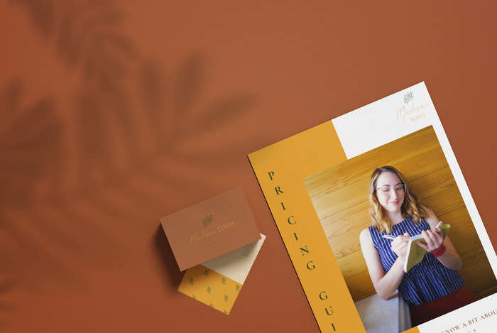 Brand & Print Design for Madison Toth, a copywriter by Brendah Akoth at ...