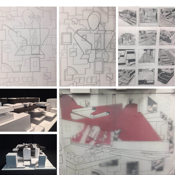 Le Corbusier grid plan by Kenny Xiangkang Li at Coroflot.com