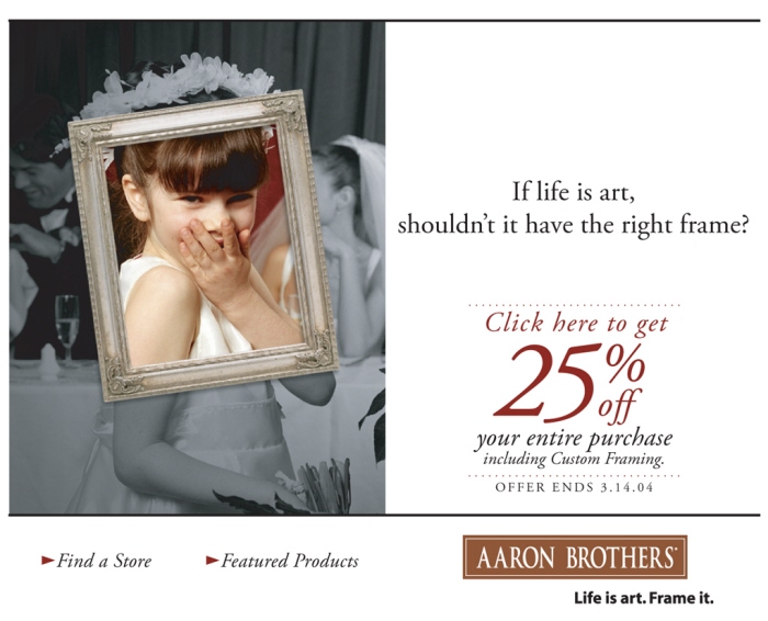 Aaron Brothers Advertising by Dan Birlew at Coroflot.com
