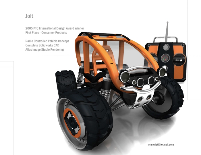 An upload by Ryan Crist on Coroflot: to the project JOLT