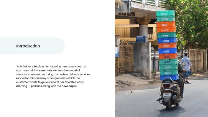 Milk & Newspaper Delivery System Design by Kashish Patel at Coroflot.com