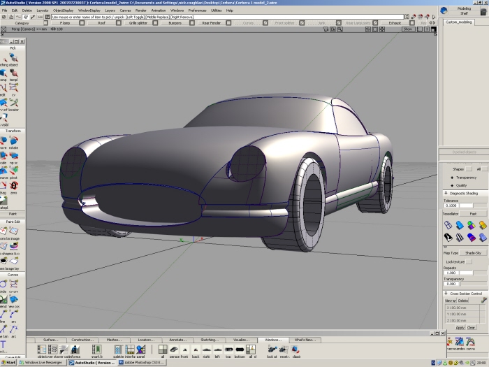 ALIAS models by Nick Coughlan at Coroflot.com