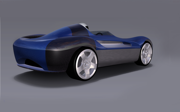 AC Cobra single seater Track Day car by Nick Coughlan at Coroflot.com