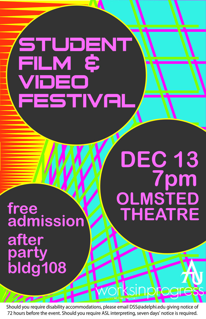 STUDENT FILM & VIDEO FESTIVAL Posters by Clifton DeMeco at Coroflot.com