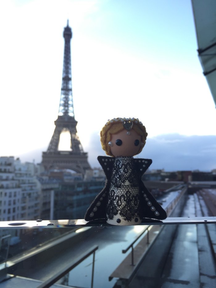Petite Diane Doll in Paris by Elizabeth Hauser at Coroflot.com