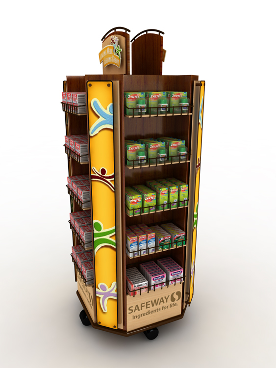 Safeway OTC Rack by Ricky Cordero at Coroflot.com