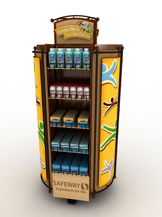 Safeway OTC Rack by Ricky Cordero at Coroflot.com