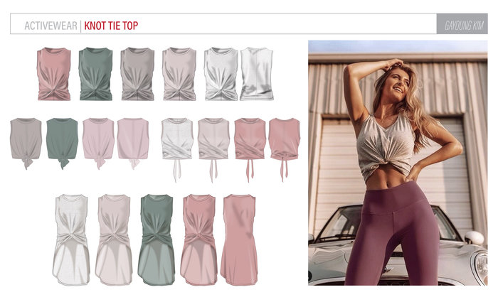 Activewear CAD by Gayoung Kim at Coroflot.com