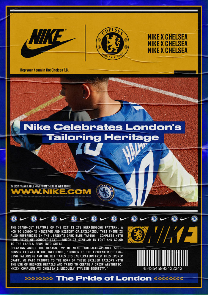 Nike x Chelsea Poster Concept Design by Roman S at Coroflot.com