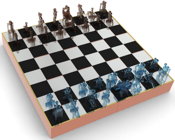 My chess projects,made with Solidworks software by Y V at Coroflot.com