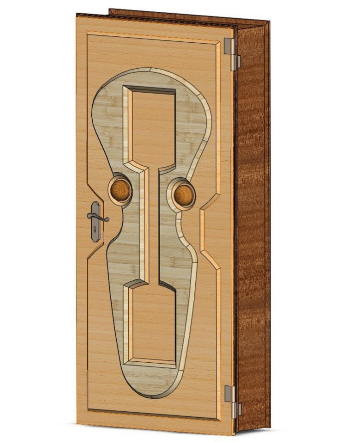 My wooden doors projects made with Solidworks software by Y V at ...