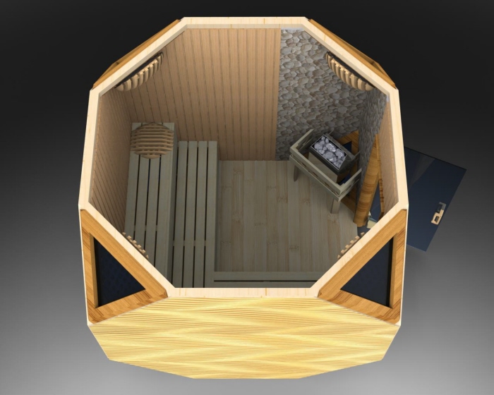 My saunas projects,made with Solidworks software by Y V at Coroflot.com