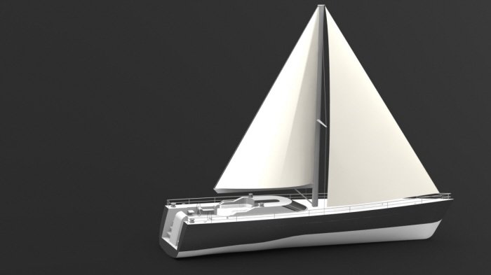 Solidworks - Yacht by Stephanie Pinnells at Coroflot.com