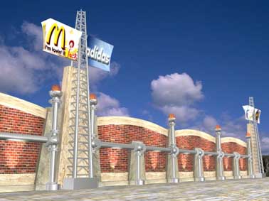 An upload by Bassem Kamel on Coroflot: to the project 3D MAX Out Door