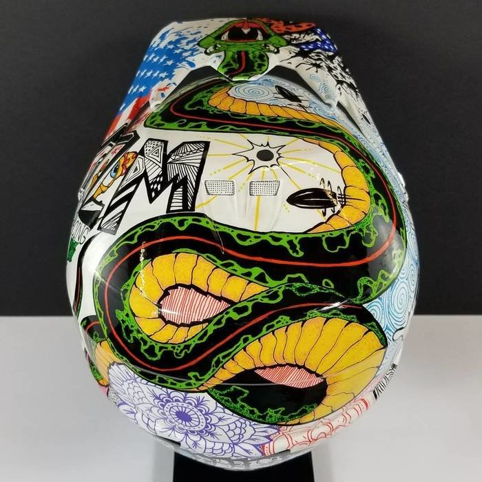 KLM All Racing Sharpie Helmet by Jamie Hall at Coroflot.com