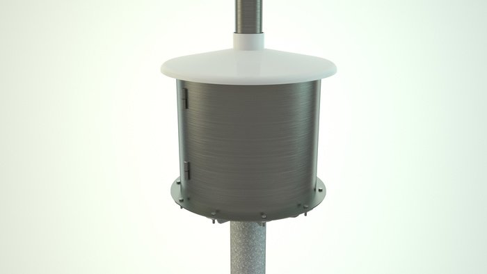 Street Camera Pole With Bullet Proof Camera Hardware Box by Kagan ...