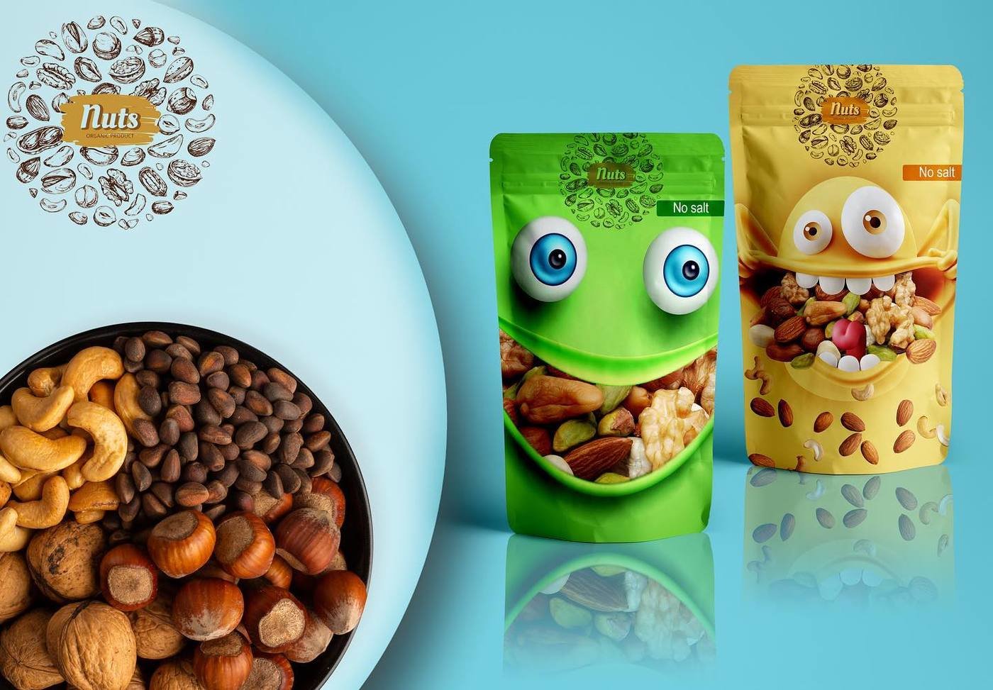 Nuts Packaging Design by Ghaidaa alfaraj at Coroflot.com