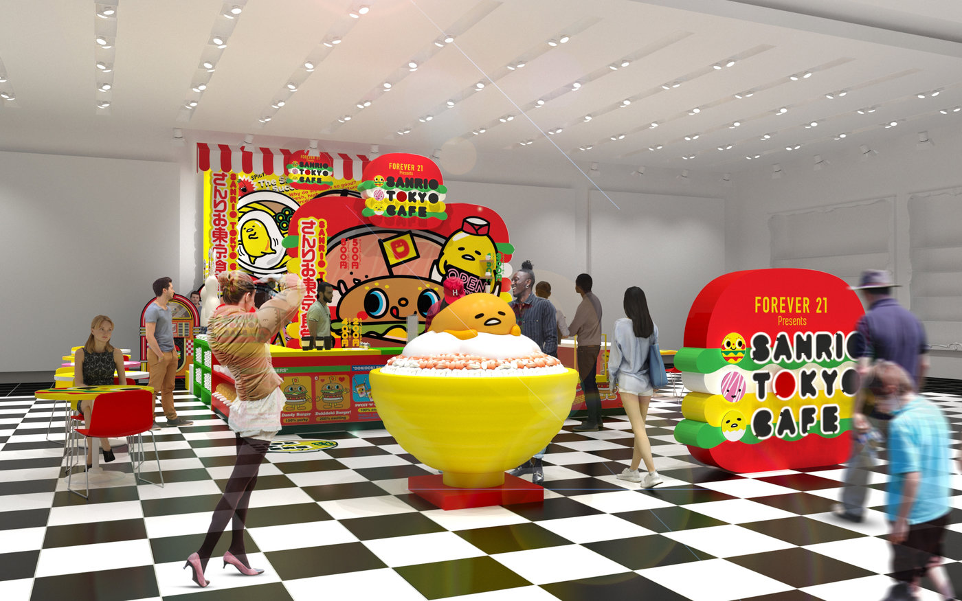 FOREVER 21 X SANRIO TOKYO CAFE by Yoshi Saito at Coroflot.com