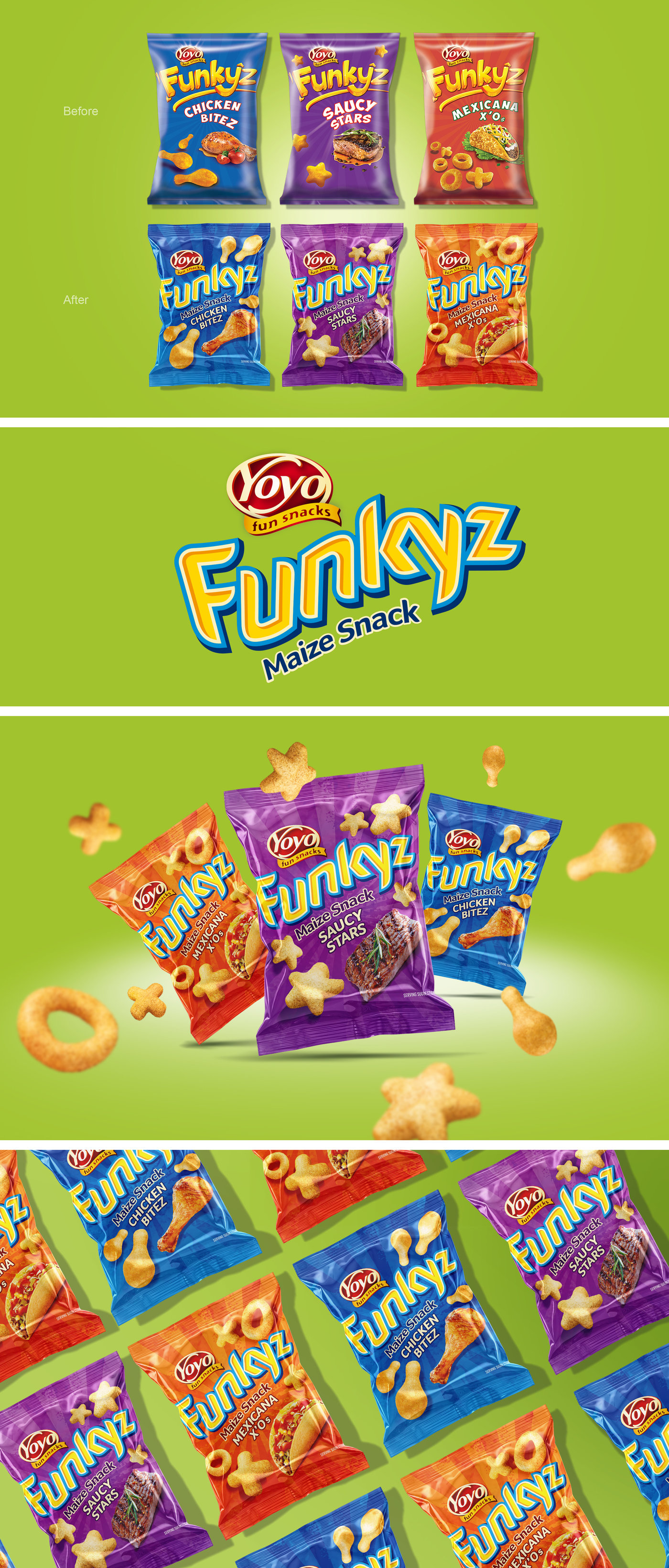 "Funkyz" snacks by Dmitry Nisteruk at Coroflot.com
