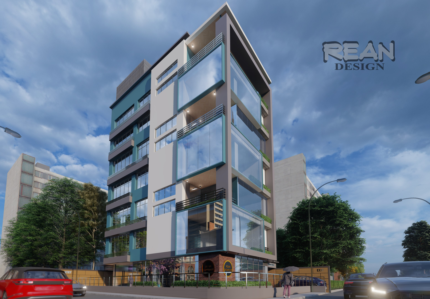 7-Storey Commercial Building by REAN DE LA FUENTE at Coroflot.com