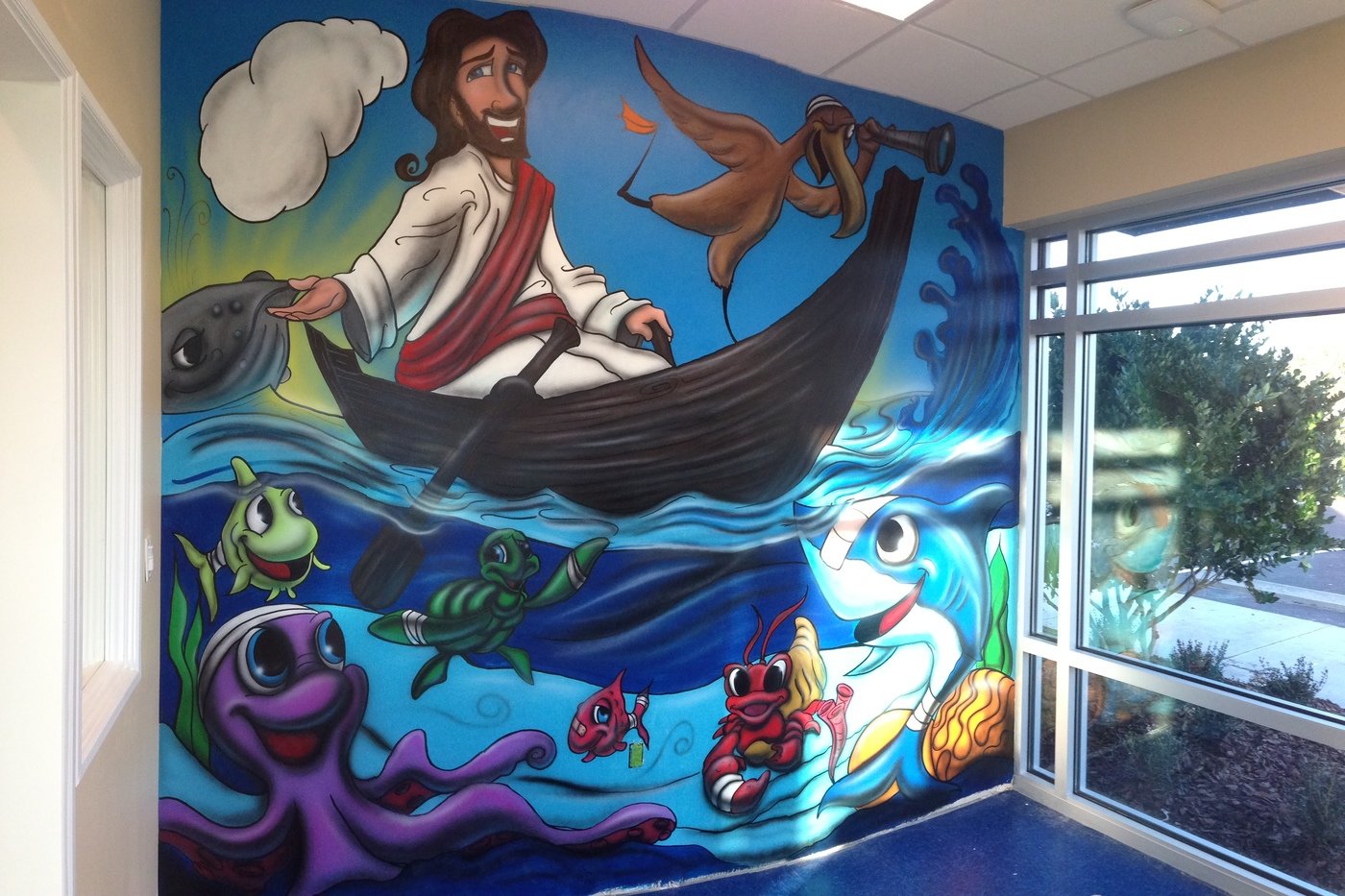 Mural art by Mike Clarida at Coroflot.com